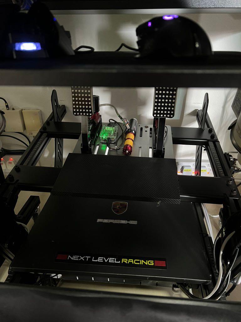 Next Level Racing F-GT Elite wheeldeck edition ES1 seat / aluminium rig ...