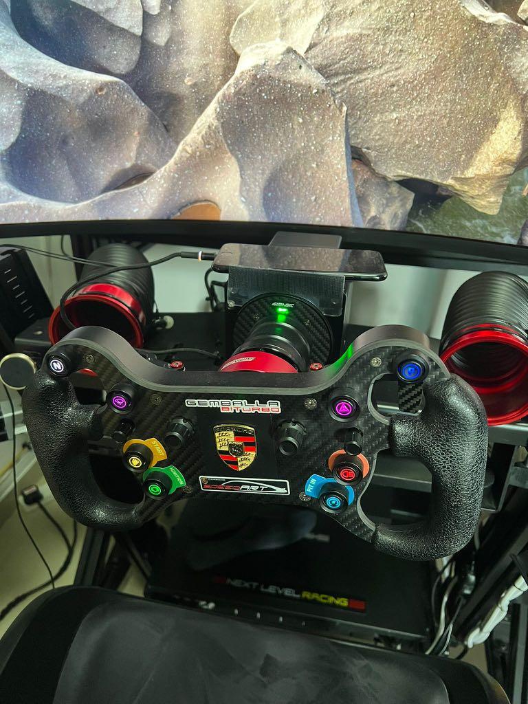 Next Level Racing F-GT Elite wheeldeck edition ES1 seat / aluminium rig ...