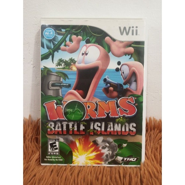 Nintendo Wii Worms Battle Island (US Region), Video Gaming, Video Games ...