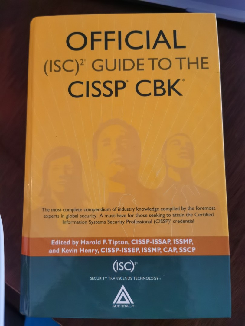 Official ISC2 guide to the cissp CBK, 興趣及遊戲, 書本 & 文具, 教科書 - Carousell