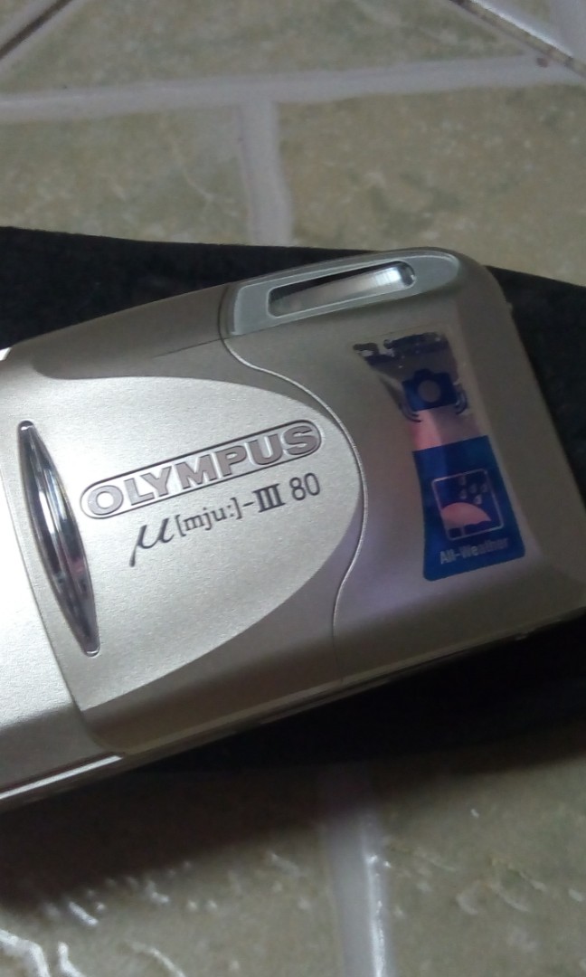 Olympus MJU :)-Iii 80 Multi AF Zoom 38 to 80mm Film Camera, Photography ...