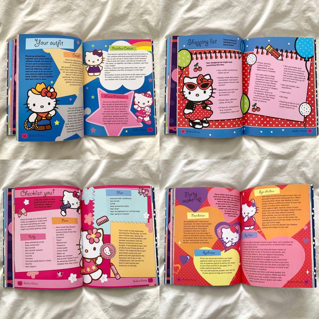 Original Sanrio hello kitty guide to parties book, Hobbies & Toys ...