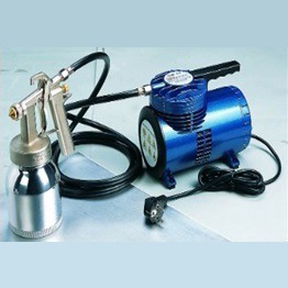 Portable Mini Air Compressor with Spray Gun and Hose, Commercial ...