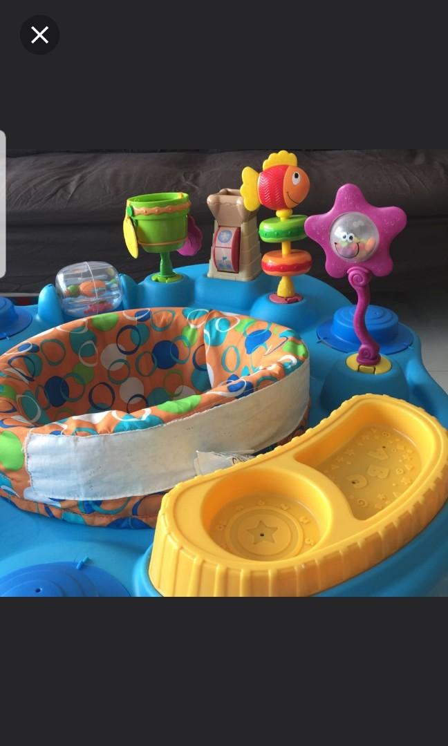 Pre-loved exersaucer - bounce & safe, Babies & Kids, Infant Playtime on ...