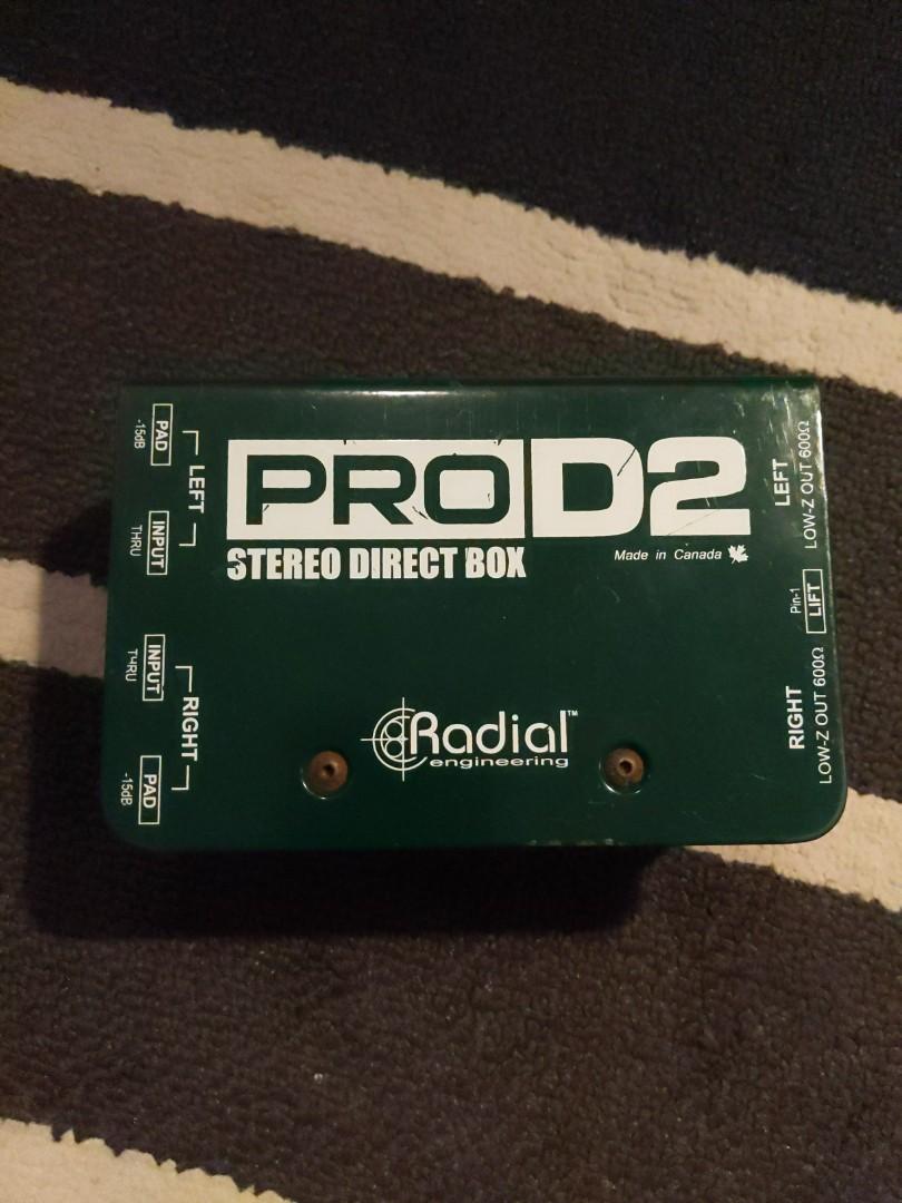Radial Engineering ProD2 Stereo Direct Box (DI Box), Audio, Other Audio ...