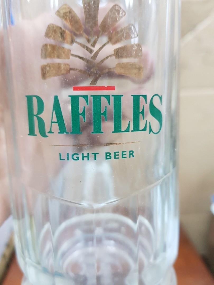 Raffles light beer mug glass, Furniture & Home Living, Kitchenware ...