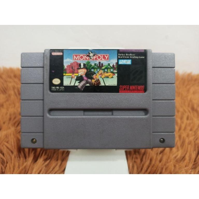 SNES Monopoly (Original US), Video Gaming, Video Games, Nintendo on ...