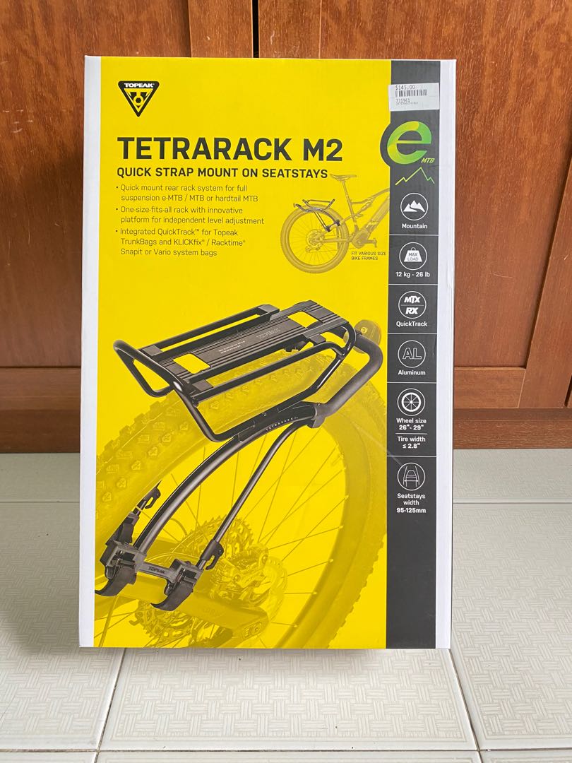 Topeak rear rack for MTB, Sports Equipment, Bicycles & Parts, Parts ...