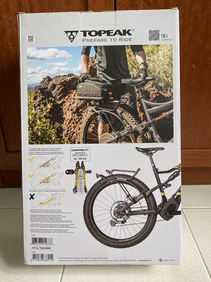 Topeak rear rack for MTB, Sports Equipment, Bicycles & Parts, Parts ...