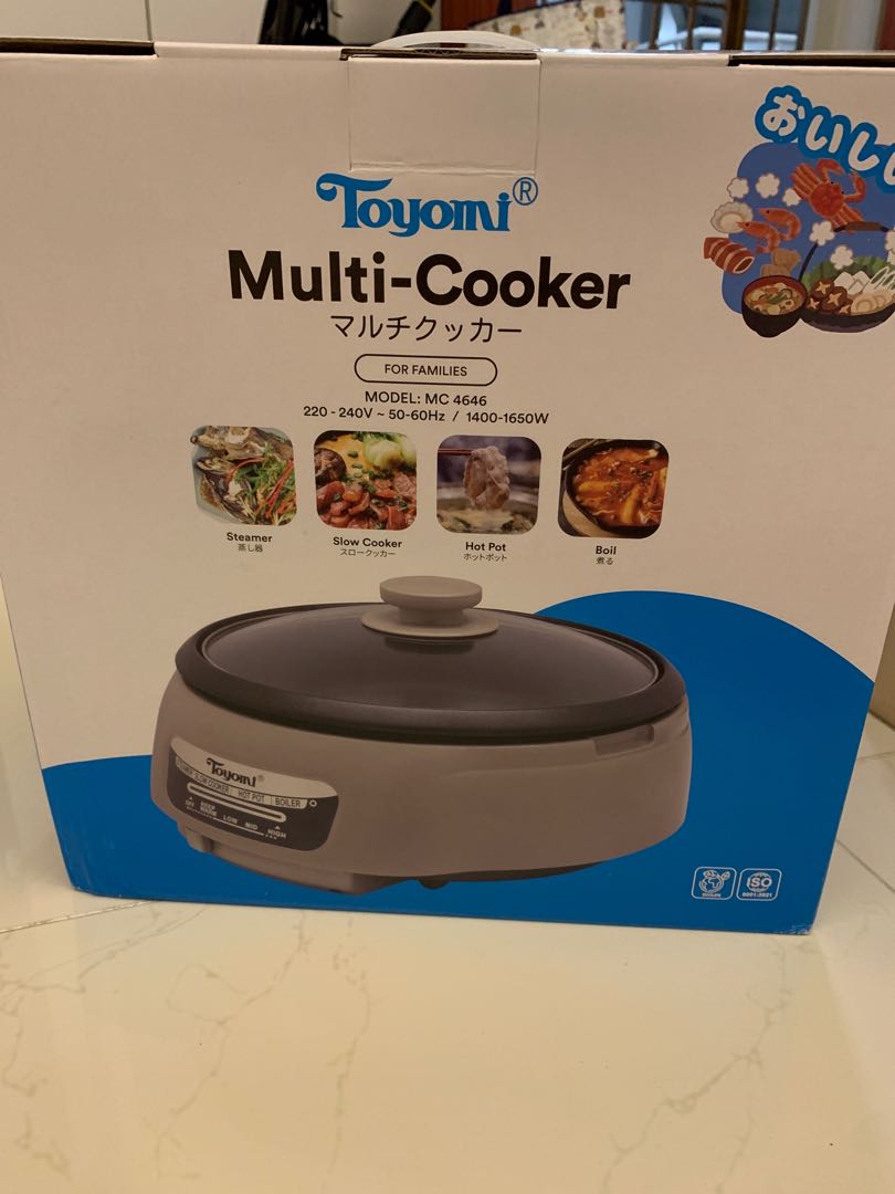Toyomi Multi-Cooker, MC4646, TV & Home Appliances, Kitchen Appliances ...