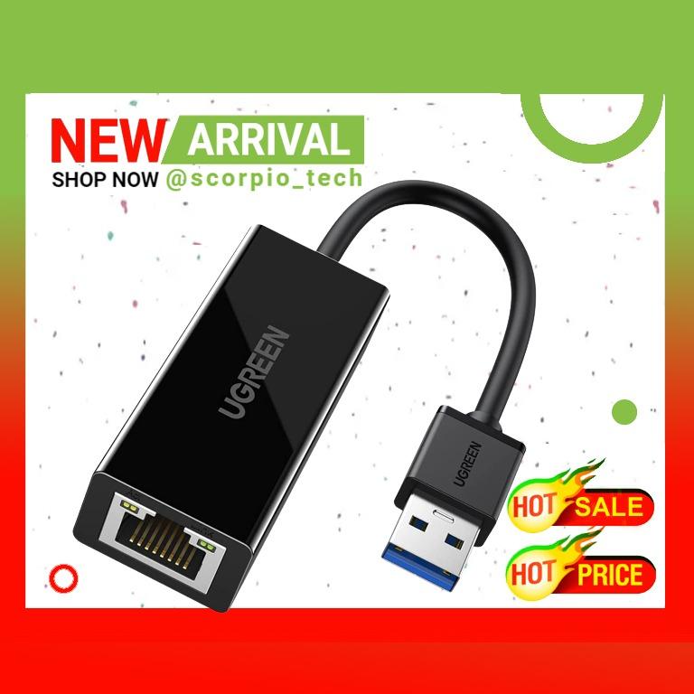 UGREEN Network Adapter Usb 3.0 To Ethernet Rj45 Lan Gigabit Adapter For ...