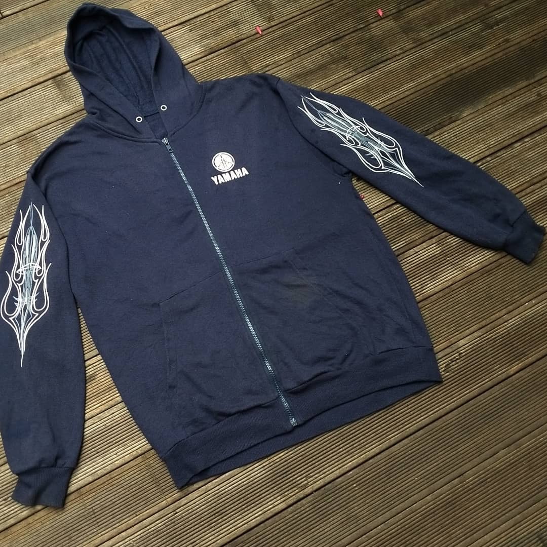Vintage Yamaha X Mooneyes Pinstriping Hoodie Jacket, yokohama 07 Japan ...