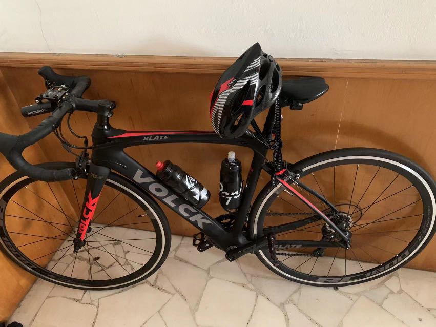 Volck Slate Carbon Fibre Road Bike, Sports Equipment, Bicycles & Parts ...