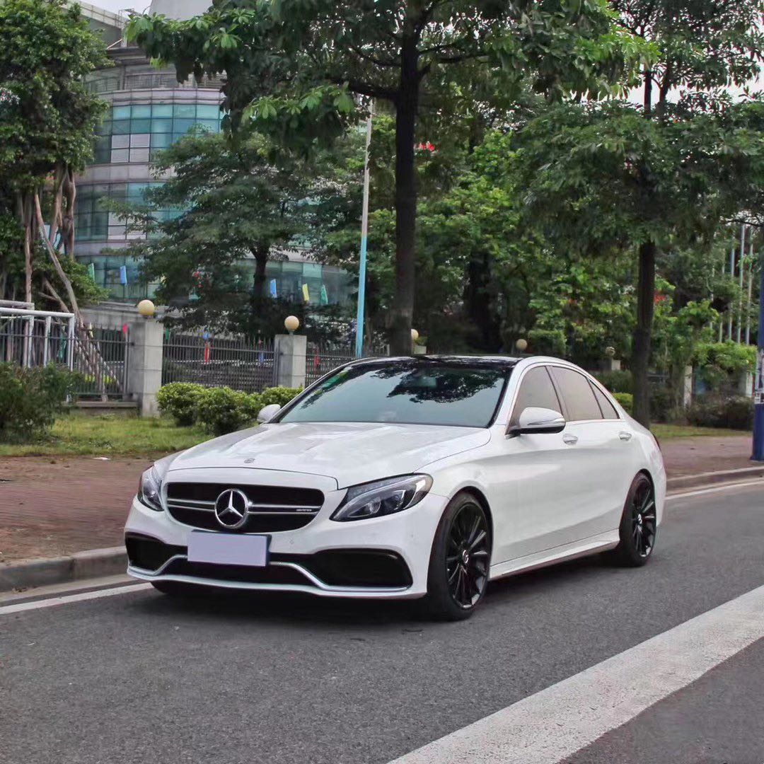 W205 C63 BODYKIT MERCEDES C CLASS C180 FRONT BUMPER LIP REAR DIFFUSER ...