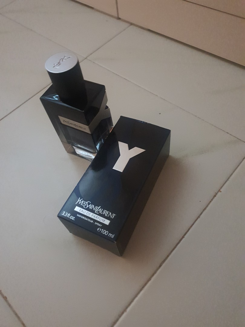 YSL Y EDP 100ml w box, Beauty & Personal Care, Fragrance & Deodorants ...