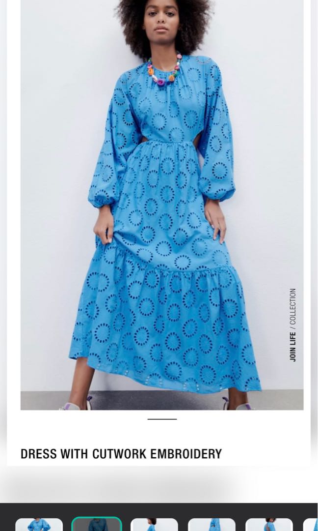 Zara embroidery dress, Women's Fashion, Dresses & Sets, Dresses on ...