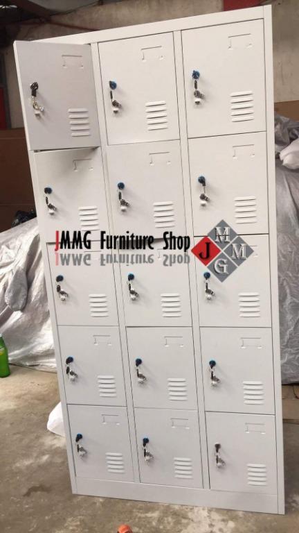 15 DOOR LOCKER CABINET l STEEL CABINET l OFFICE FURNITURE l PARTITION ...
