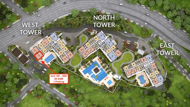 2BR Facing amenities at The Arton West Tower by Rockwell Katipunan ...