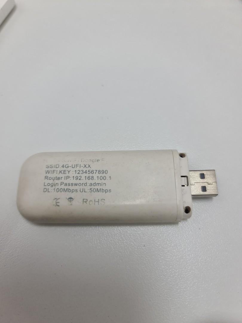 4G LTE WiFi Hotspot Sim Card USB Dongle Wi-Fi 5G Router Singtel M1 ...