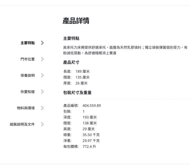 99%new IKEA FILLAN 雙人獨立袋裝彈簧床褥, 特級承托/白色, 傢俬＆家居, 傢俬, 床架及床褥 - Carousell