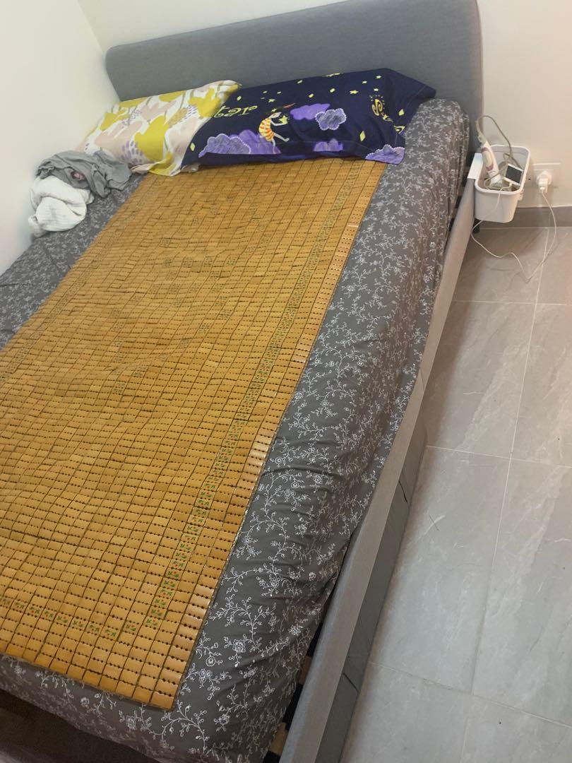 99%new IKEA FILLAN 雙人獨立袋裝彈簧床褥, 特級承托/白色, 傢俬＆家居, 傢俬, 床架及床褥 - Carousell