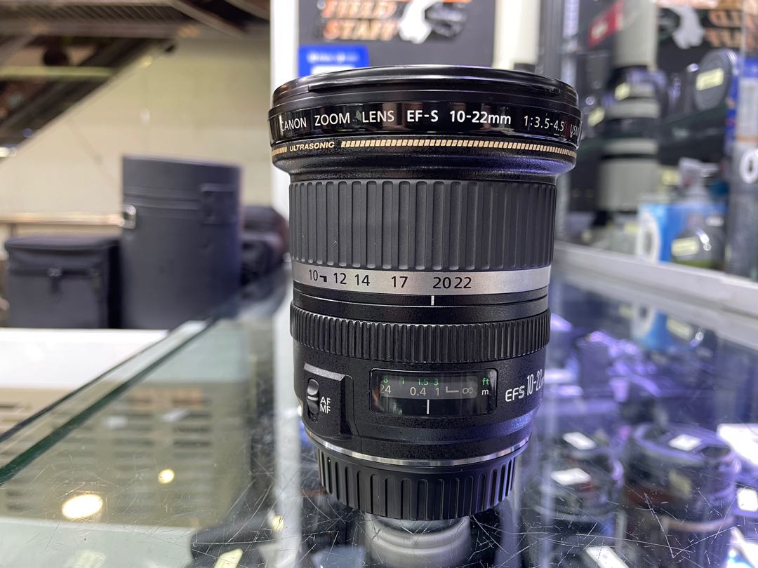 廣角變焦 新淨 CANON EF-S EFS 10-22mm F3.5-4.5 USM 10-22 mm, 攝影器材, 鏡頭及裝備 ...