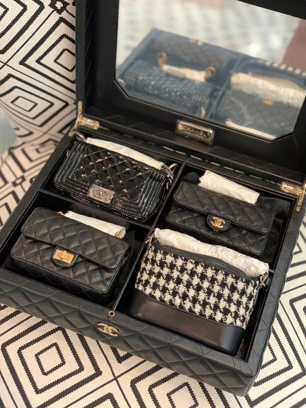 全新全套 Chanel 4 in 1 mini bab Box set Chanel class flap Chanel Boy Chanel ...