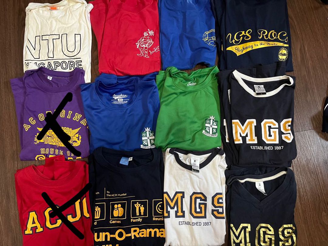ACJC/SJI/MGS/NTU school shirts, Women's Fashion, Tops, Shirts on Carousell
