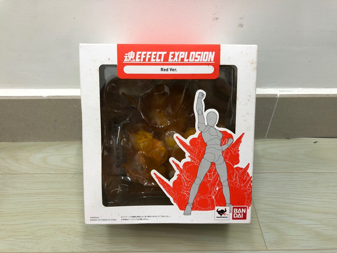 Bandai 魂 effect explosion red ver. 爆炸特效(紅色), 興趣及遊戲, 玩具 & 遊戲類 - Carousell
