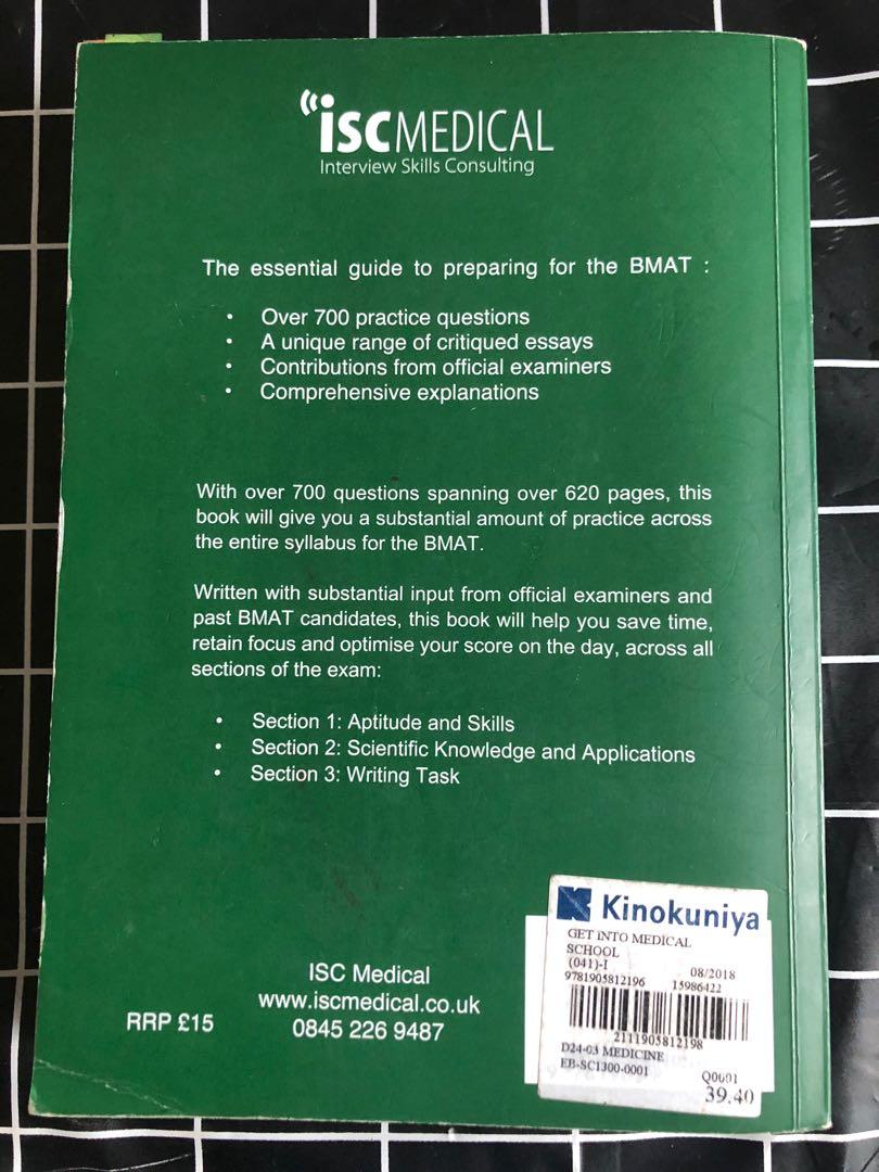 BMAT medical school medicine guide NTU LKC, Everything Else on Carousell