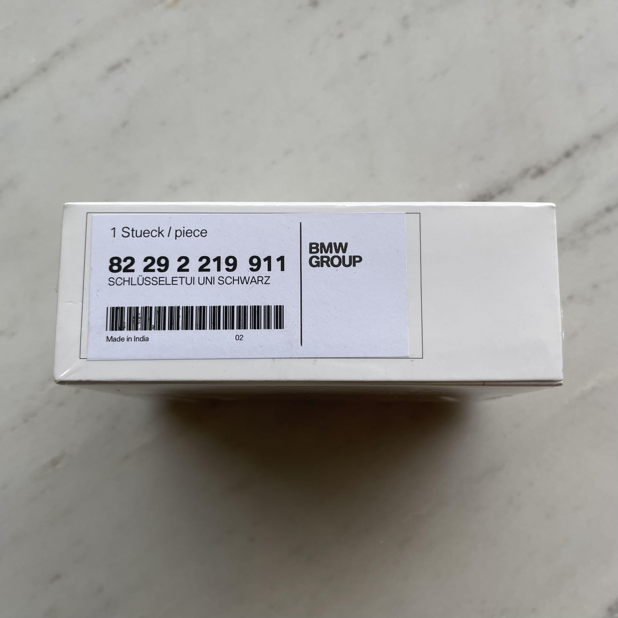 BMW Black Leather Key Case Original 82292219911 for F01, F02, F06, F07 ...
