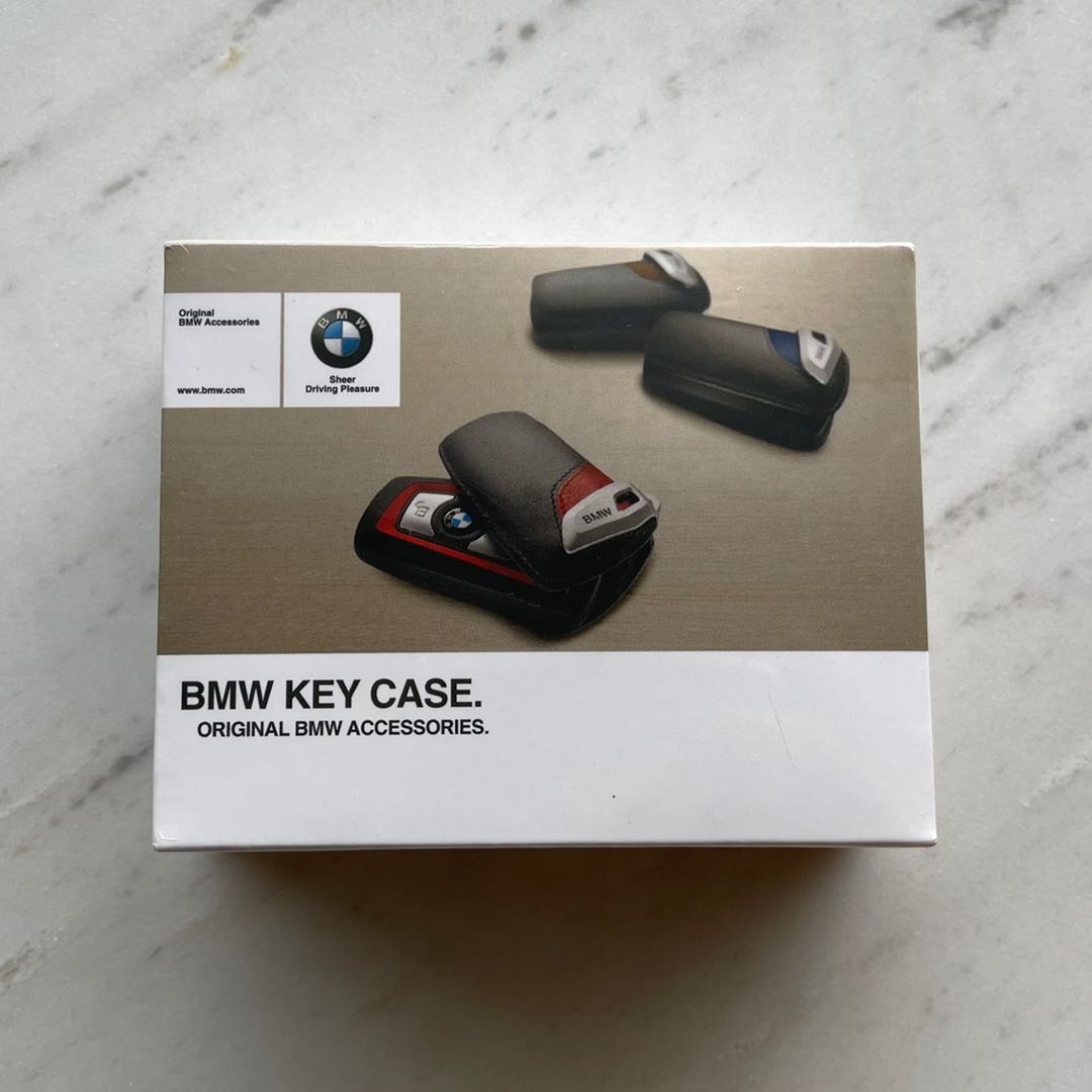 BMW Black Leather Key Case Original 82292219911 for F01, F02, F06, F07 ...
