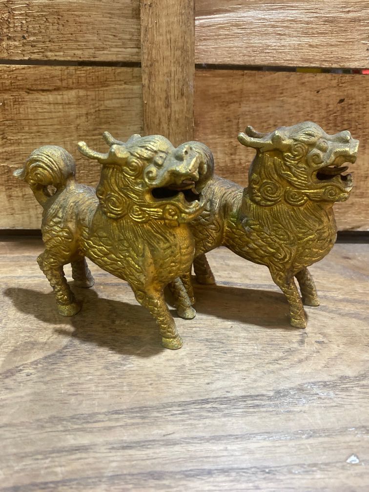 Brass qi ling, Hobbies & Toys, Memorabilia & Collectibles, Vintage ...