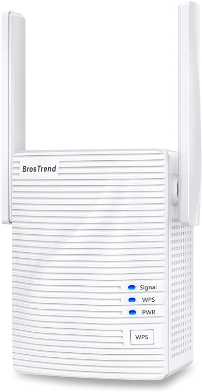 BrosTrend AC1200 WiFi Booster Range Extender, WPS Easy Setup WiFi ...