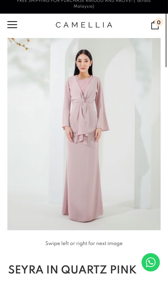 Camellia Seyra, Women's Fashion, Muslimah Fashion, Baju Kurung & sets ...