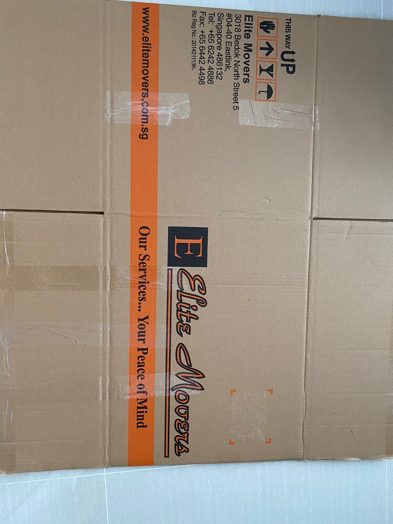 Carton Boxes (Used once) x25, Furniture & Home Living, Home Improvement ...