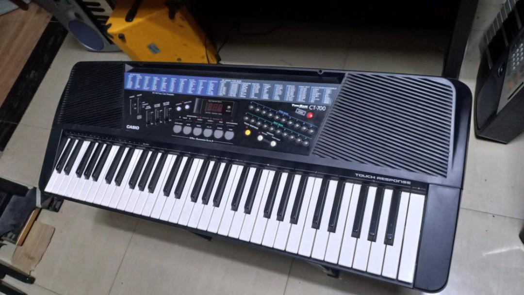 Casio CT-700 Touch Response 61-Key Portable Piano Keyboard, Hobbies ...
