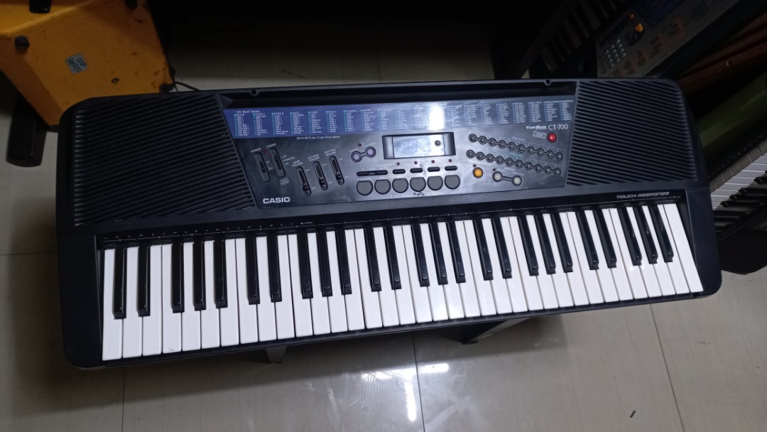Casio CT-700 Touch Response 61-Key Portable Piano Keyboard, Hobbies ...