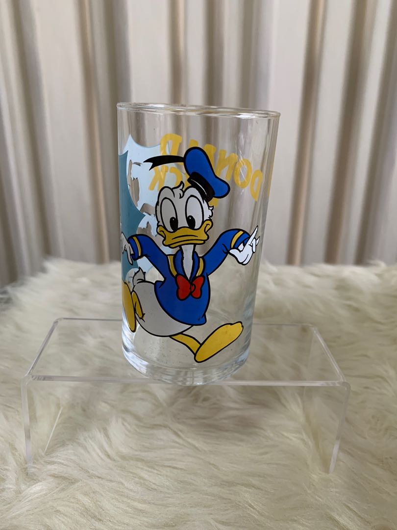 Donald Duck glass code: yellow, Furniture & Home Living, Kitchenware ...