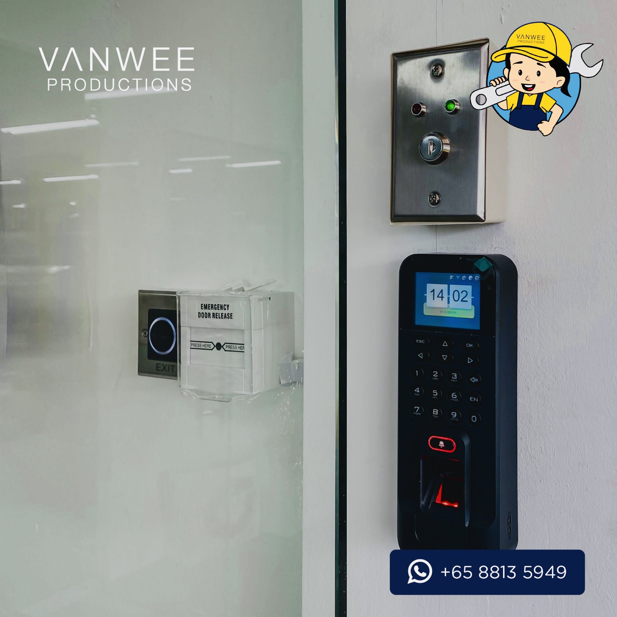 Door Access System / Video Intercom Installation Package for Home ...