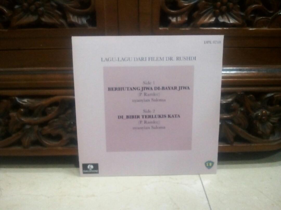 Ep...Vinyl...Dr Rushdi Filem P. Ramlee, Hobbies & Toys, Music & Media ...