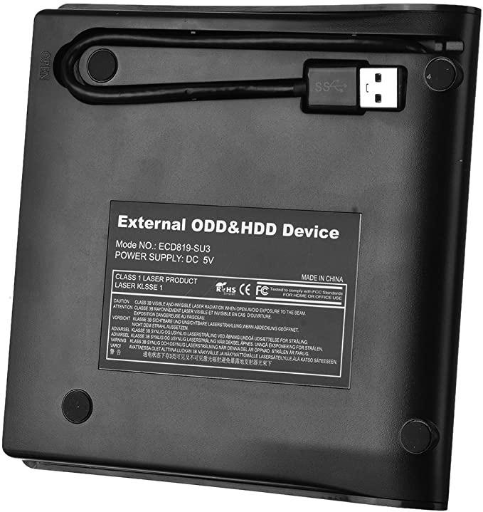 ESS Super Slim USB 3.0 POP-UP Mobile External DVD-RW ODD Drive for ...