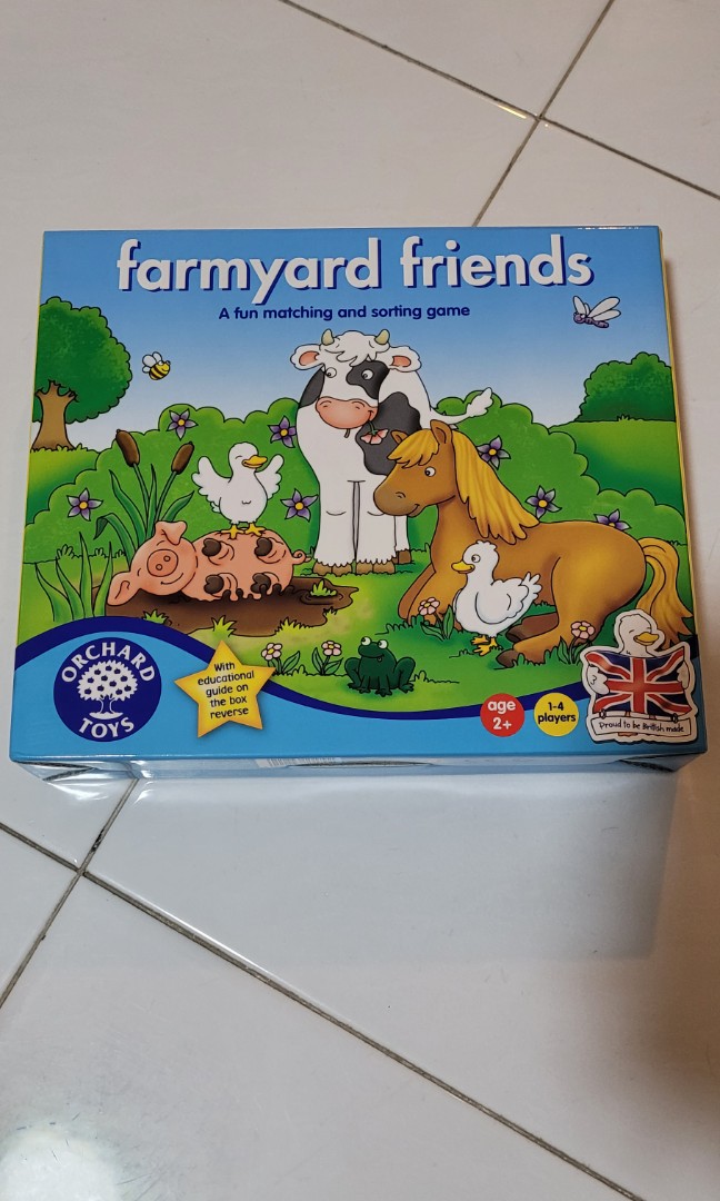 Farmyard friends- matching and sorting game by orchard toys, Hobbies ...