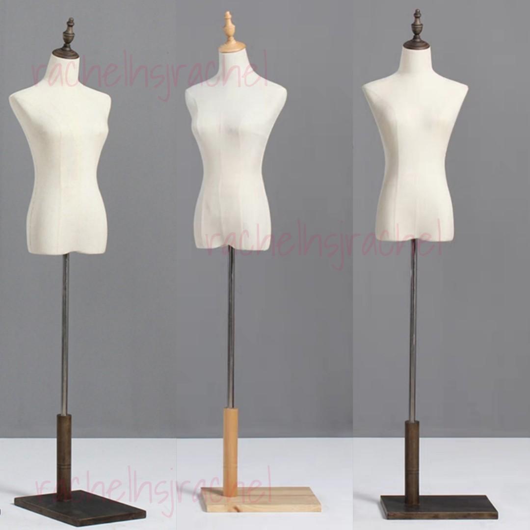 Female Fabric Torso Mannequin Sturdy Stable Flat Base Restocked, Women ...
