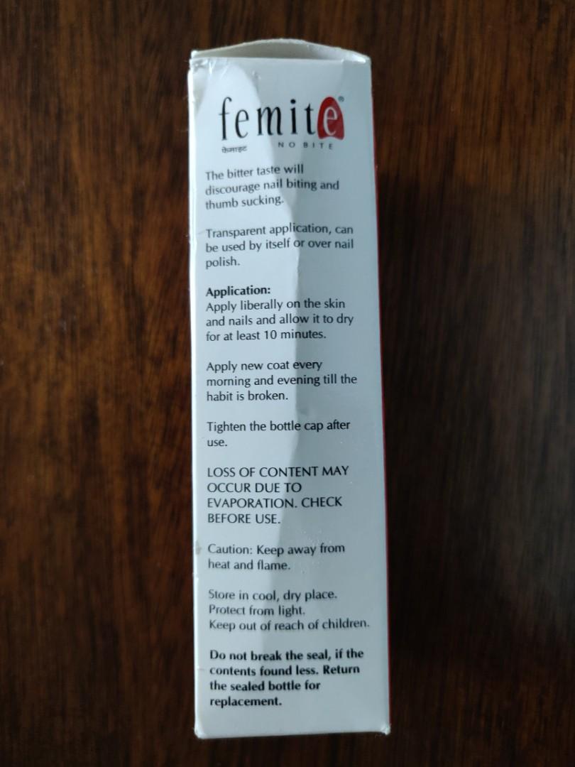 Femite to stop nail biting and thumb sucking, Babies & Kids, Nursing ...