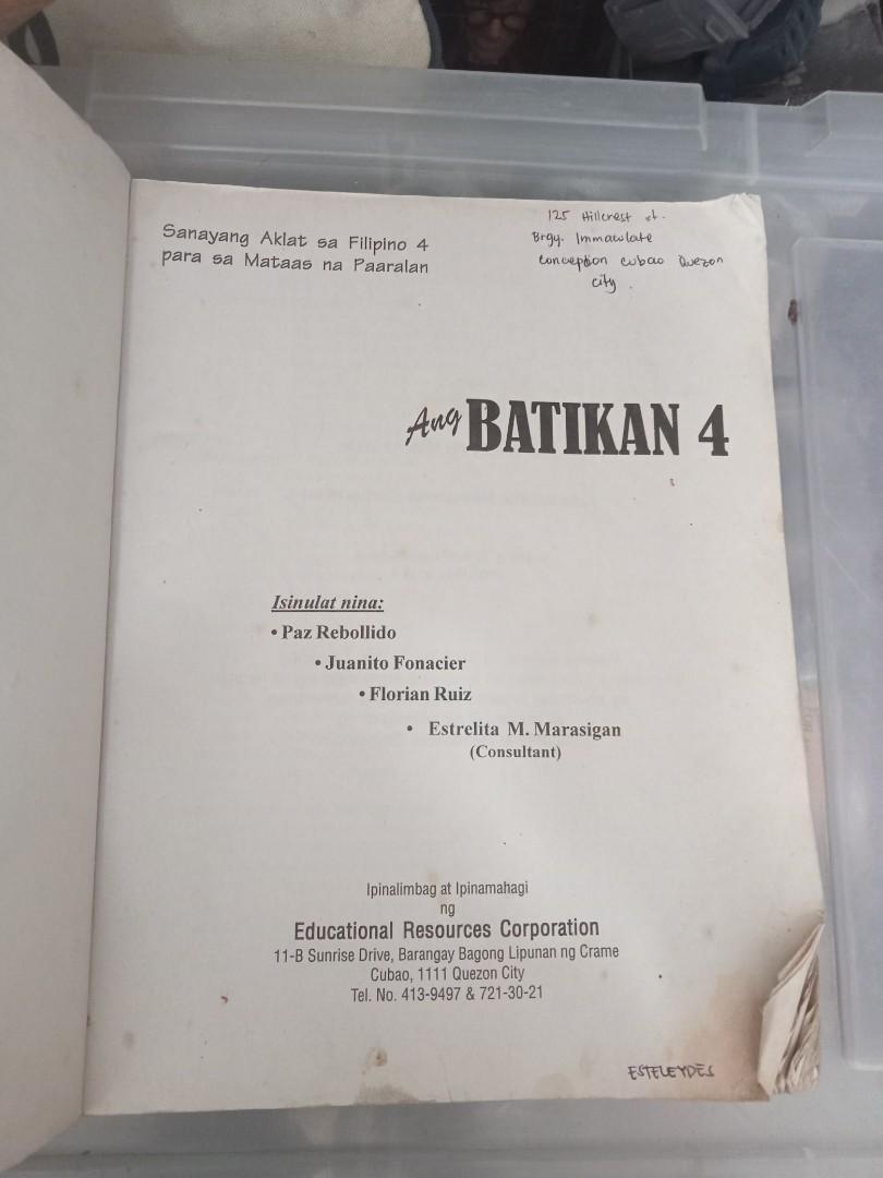 Fourth Year Ang Batikan, Hobbies & Toys, Books & Magazines, Textbooks ...