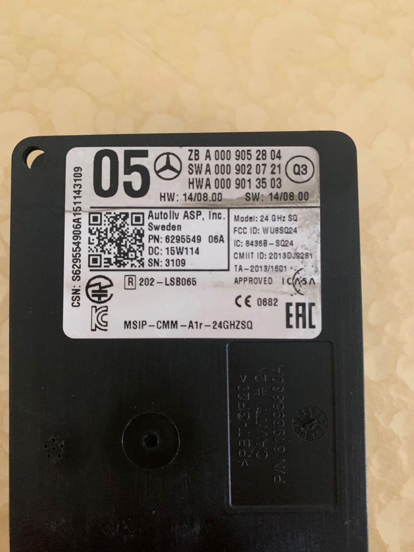 Front Radar Sensor Mercedes, Car Accessories, Electronics & Lights on ...