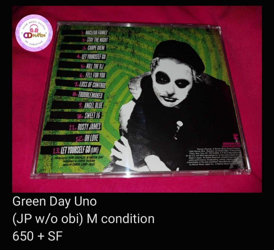 Green Day Uno CD (unsealed), Hobbies & Toys, Music & Media, CDs & DVDs ...