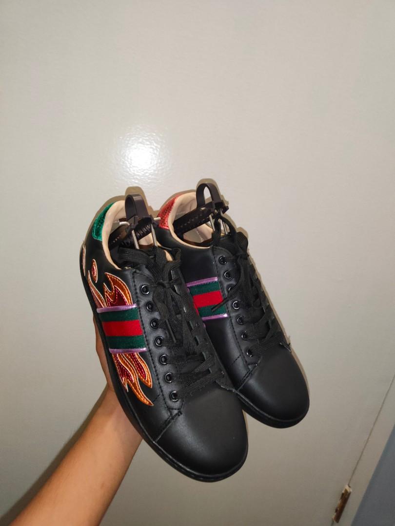 Gucci Ace Flame, Men's Fashion, Footwear, Sneakers on Carousell