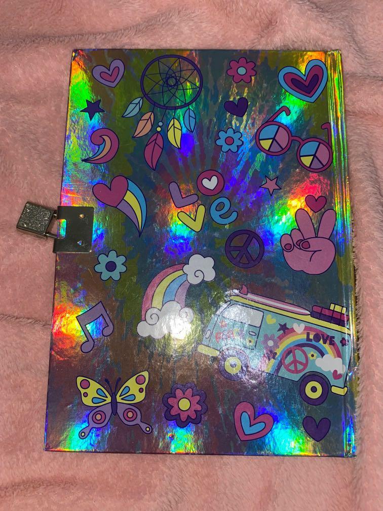 holographic smiggle diary with lock and keys, Hobbies & Toys ...